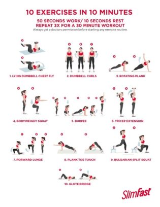 10 Exercises in 10 Minutes