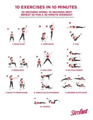 10 Exercises in 10 Minutes